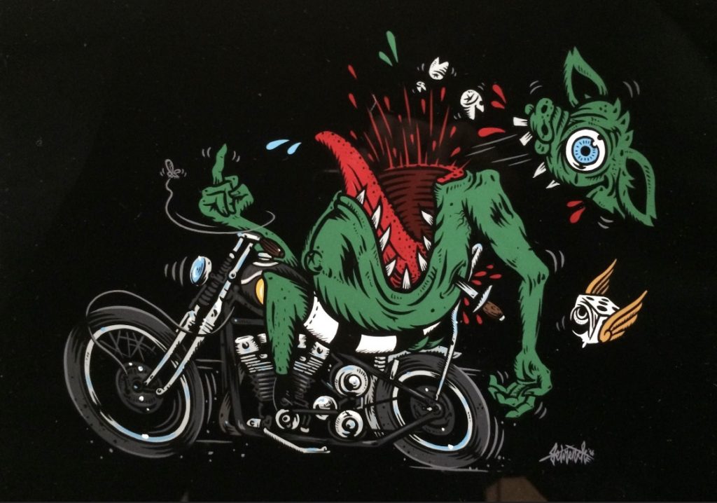 T-shirt character design “MUTHA PUAKA” – JETWRENCH ArtStudio